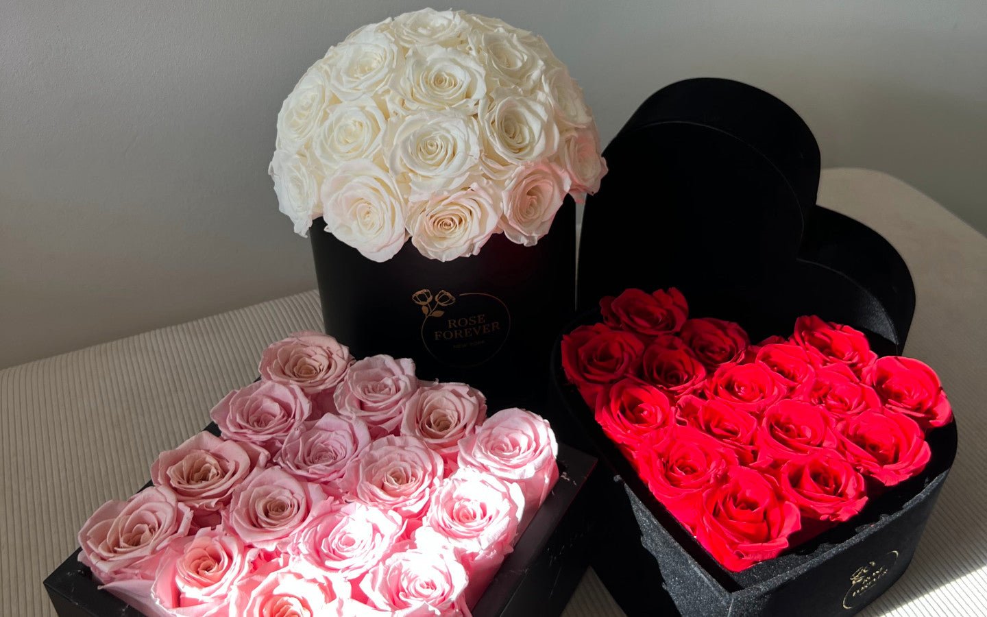 Preserved Roses in Summer Shades – Rose Forever