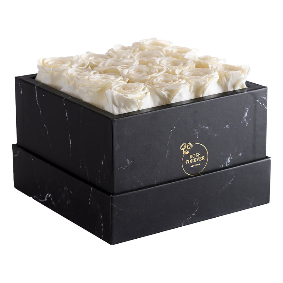 Marble Box with Preserved Roses Delivery – Rose Forever